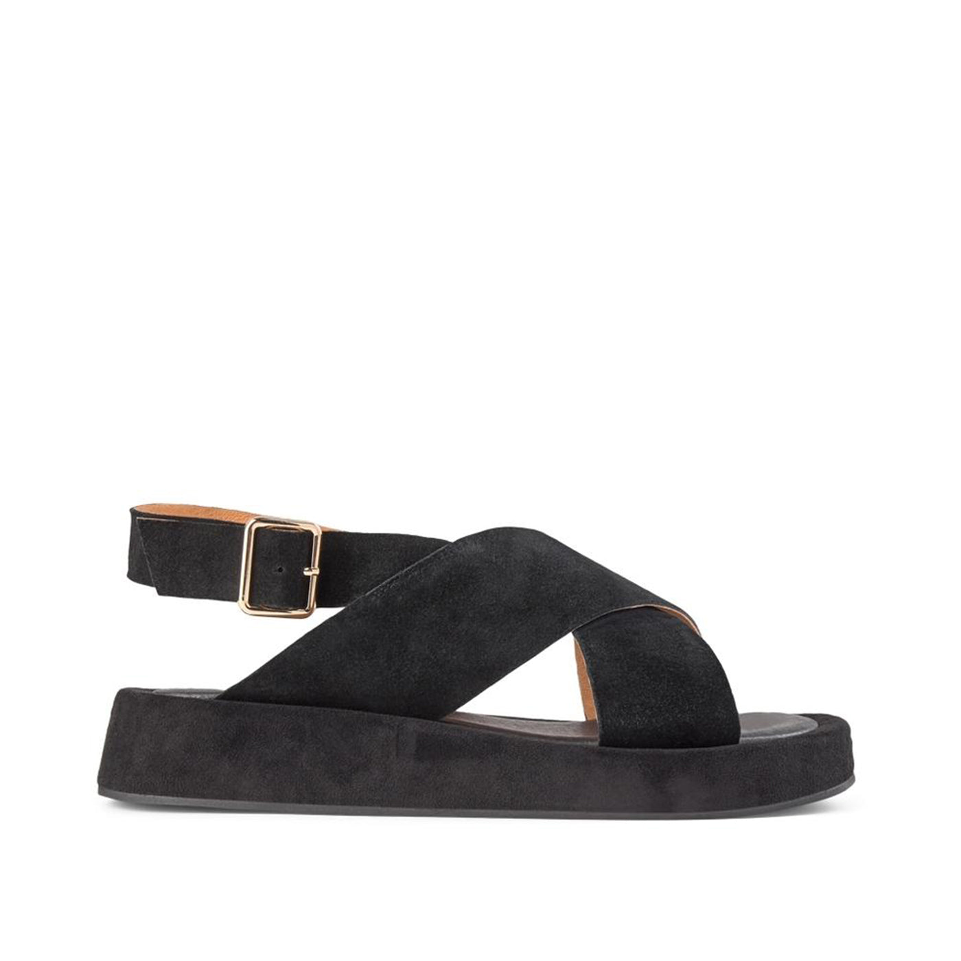 Astrid Suede Sandals - BLACK / BLACK – SHOE THE BEAR - UK